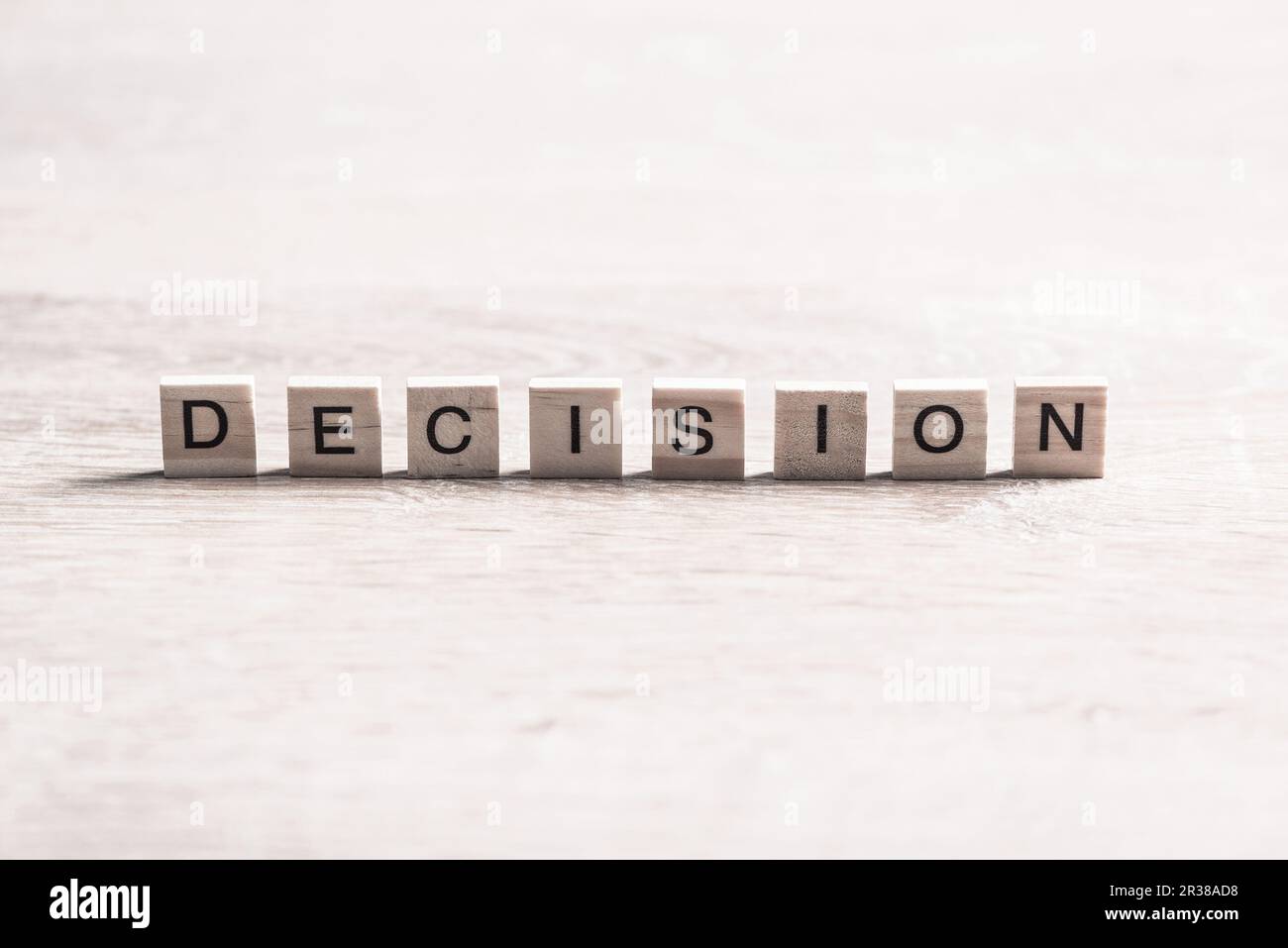 Take decision and make step Stock Photo - Alamy