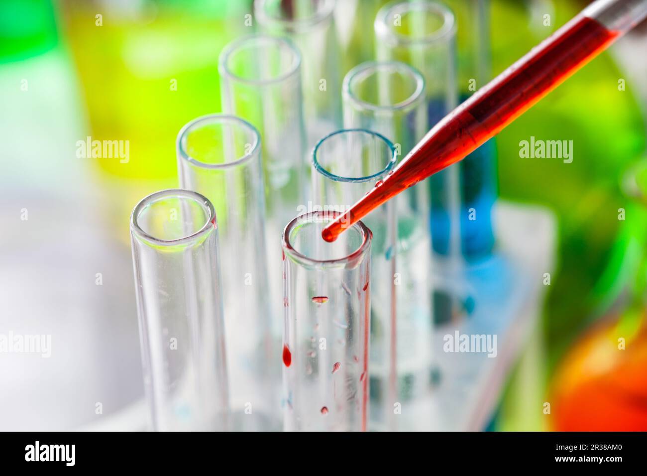 Tubes blood testing scientific hi-res stock photography and images - Alamy
