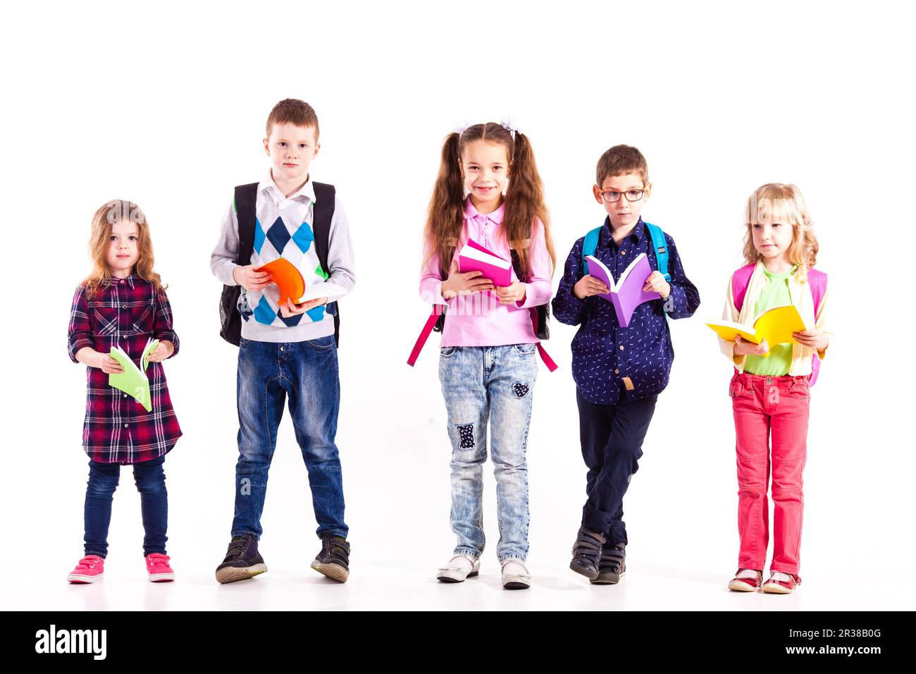 The pupils are ready for school Stock Photo - Alamy
