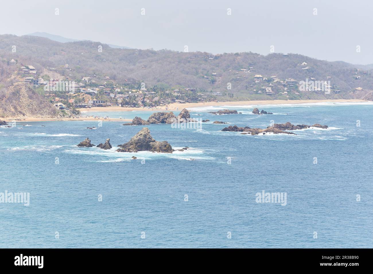 The beautiful Pacific town of Mazunte, just outside of Puerto Escondido ...