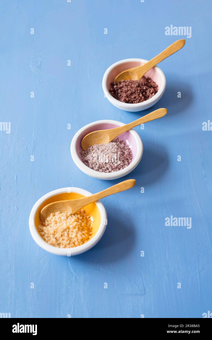 Various salts hi-res stock photography and images - Alamy