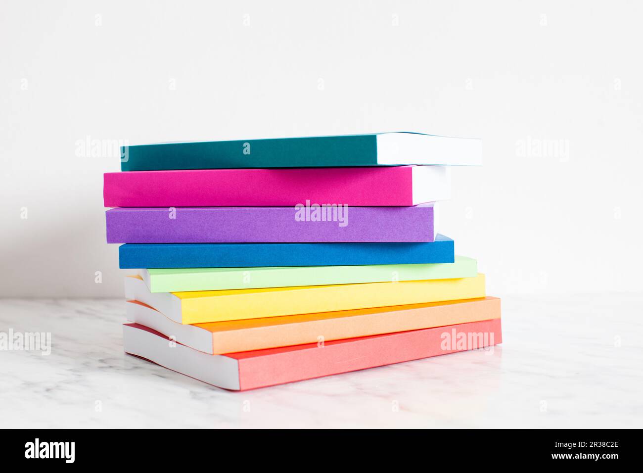 Colorful collection of the books Stock Photo - Alamy