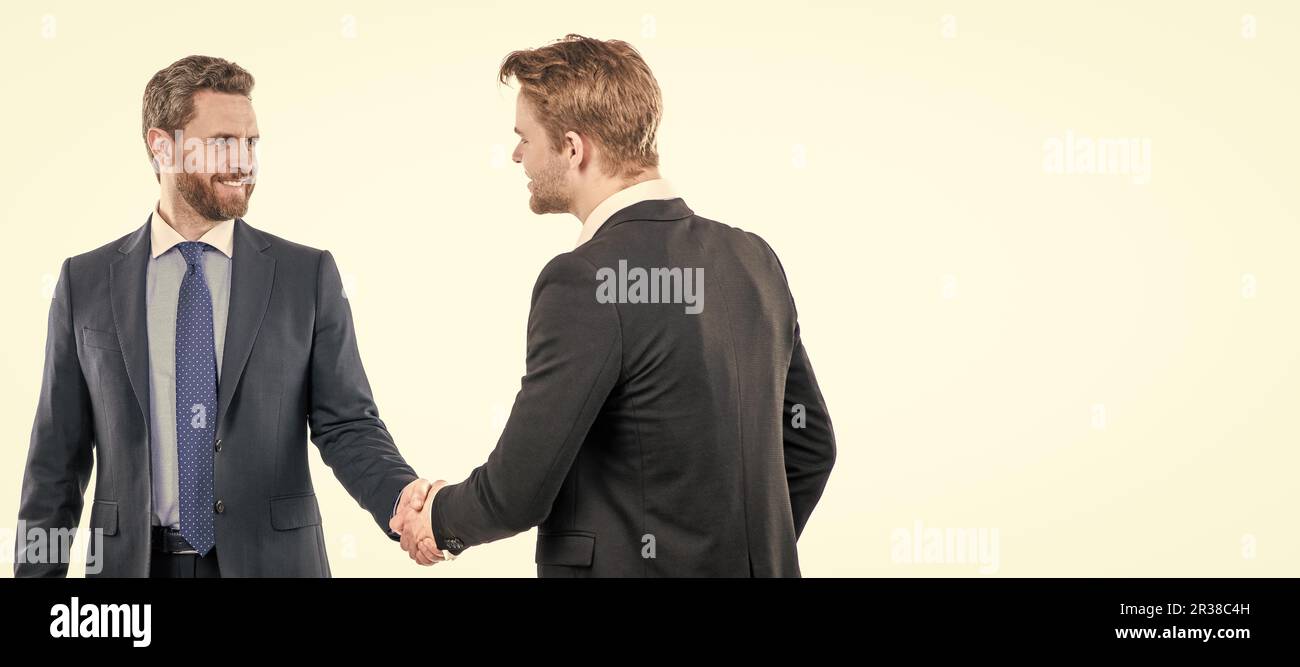 Business Shaking Hands Banner