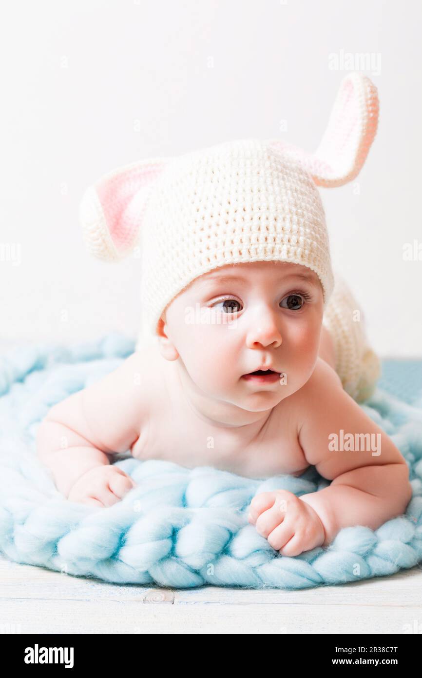 Baby bunny girl Stock Photo - Alamy