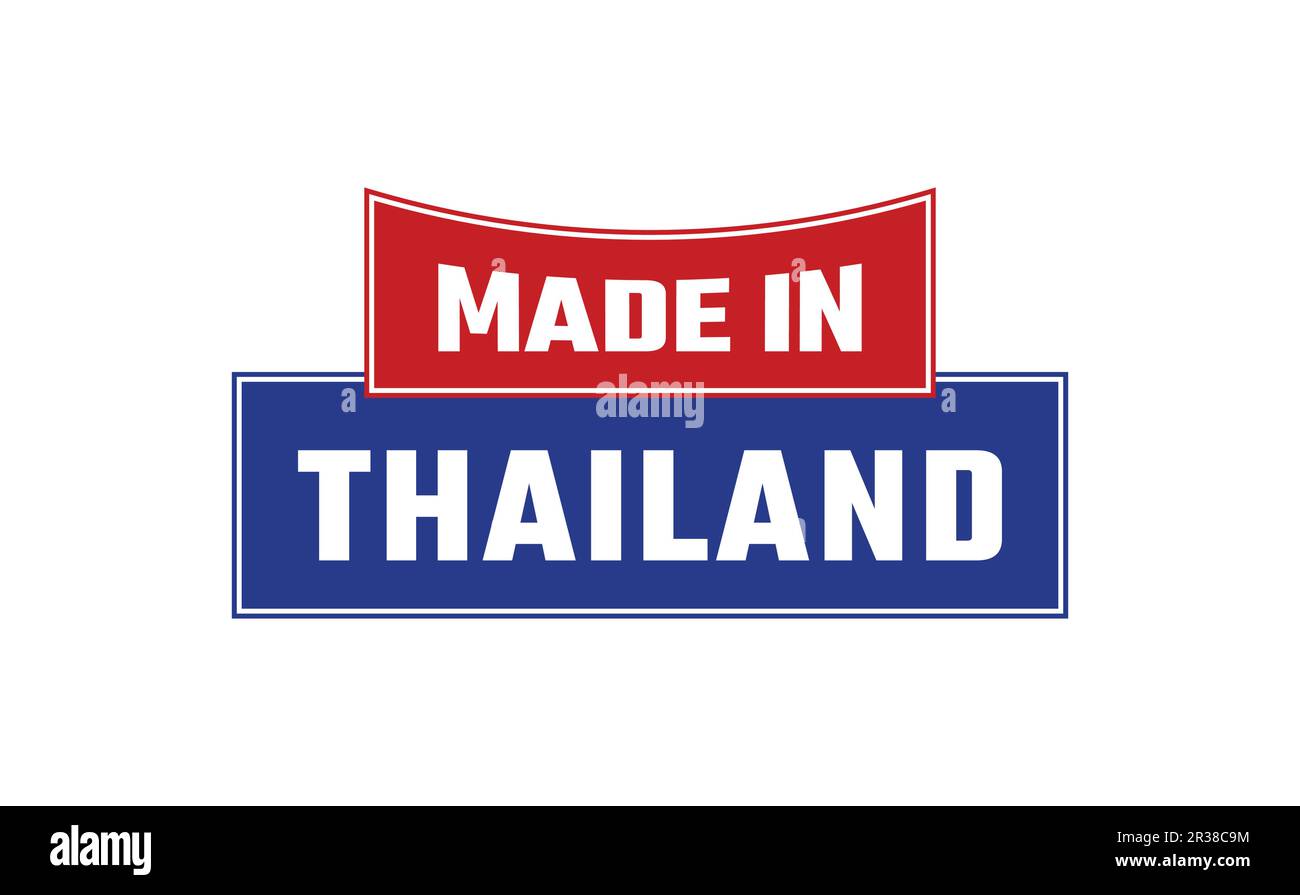 Made In Thailand Seal Vector Stock Vector Image & Art - Alamy