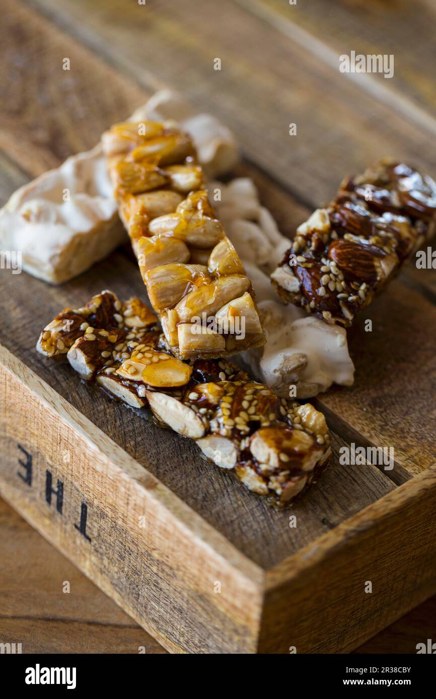 Almond nougat hi-res stock photography and images - Alamy