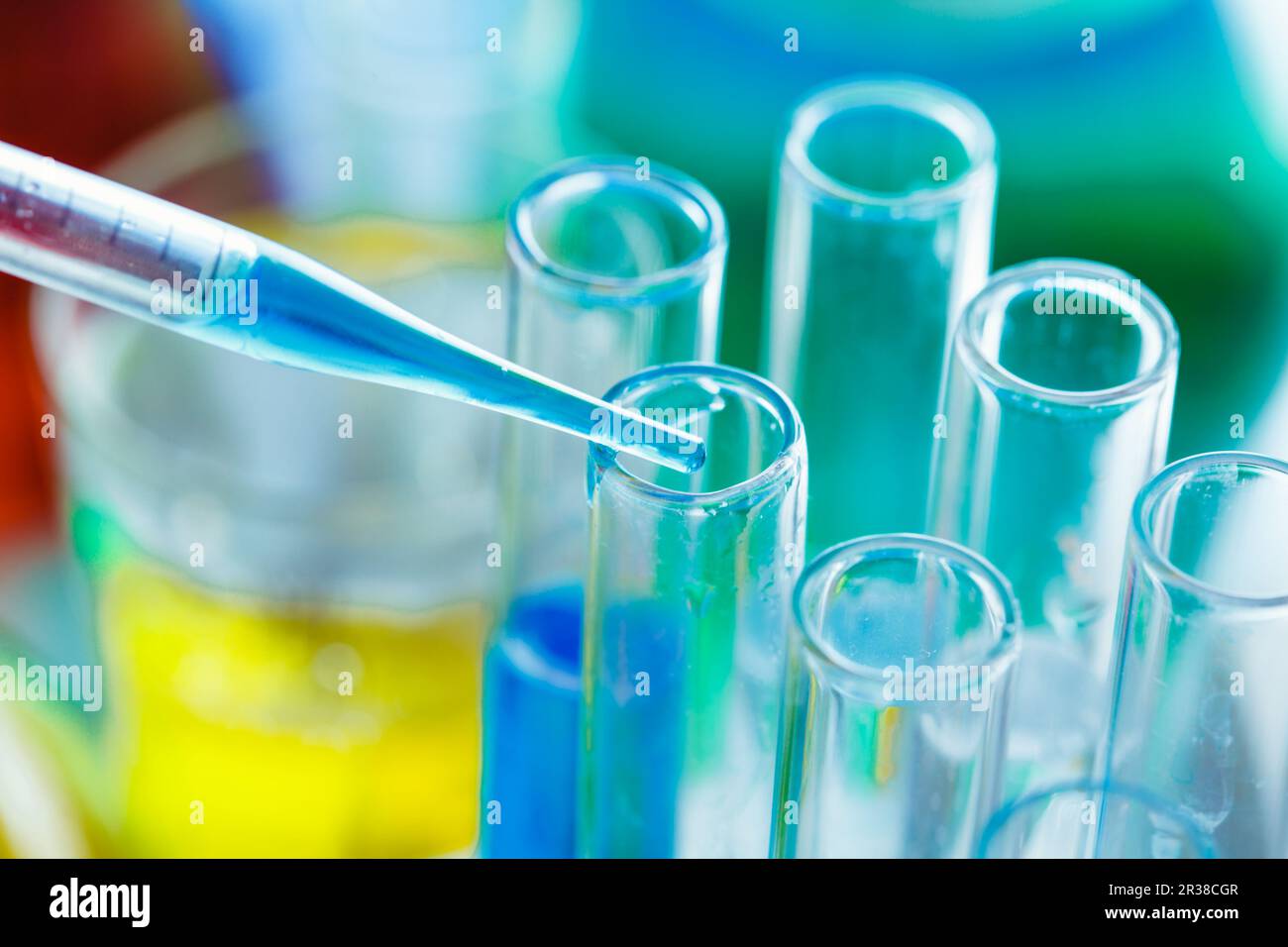 The Laboratory tubes Stock Photo - Alamy