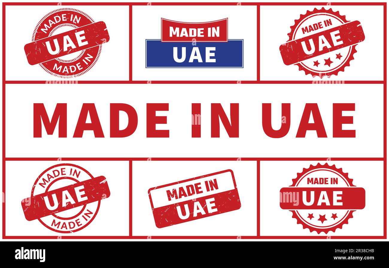Made in uae badge hi-res stock photography and images - Alamy