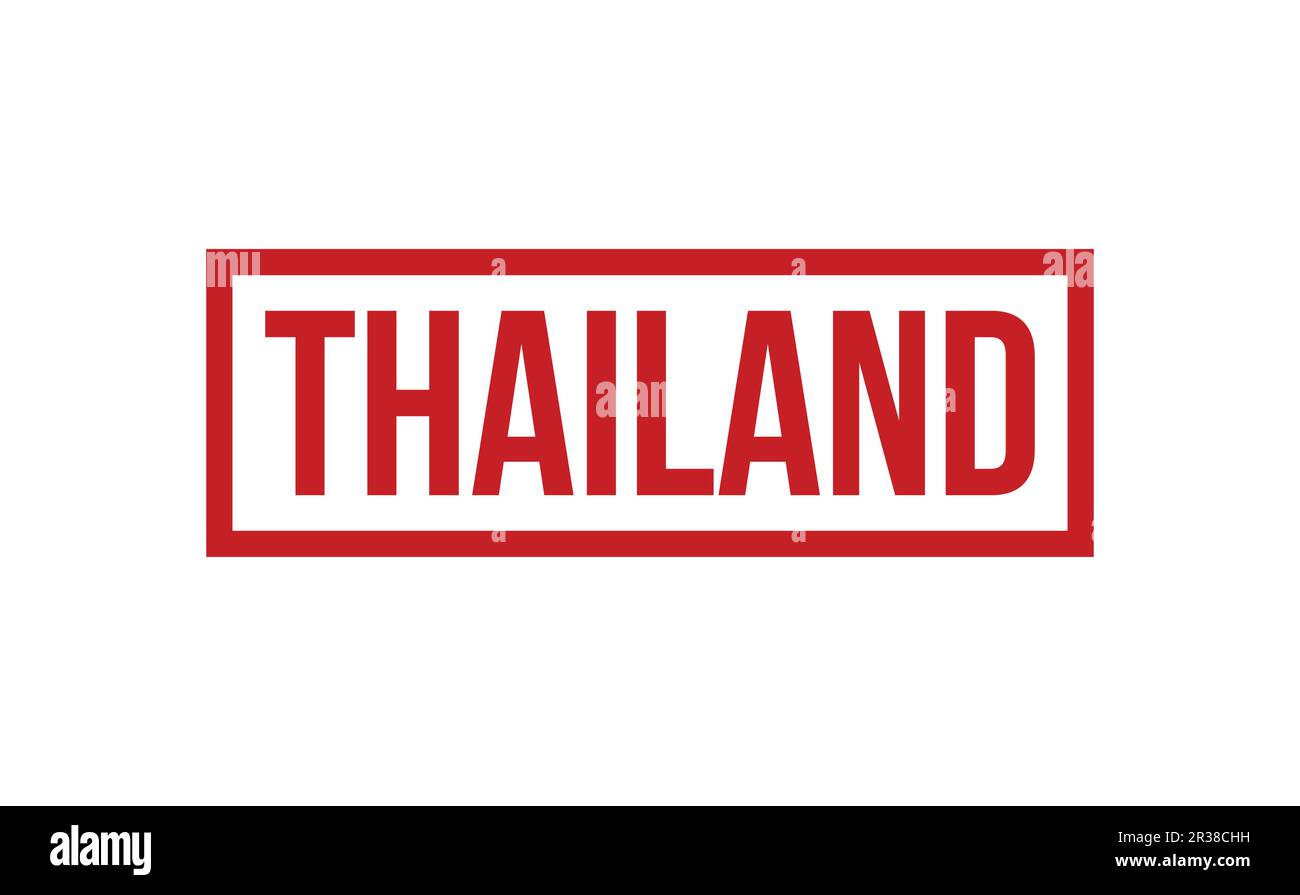 Thailand stamp vector vectors hi-res stock photography and images - Alamy