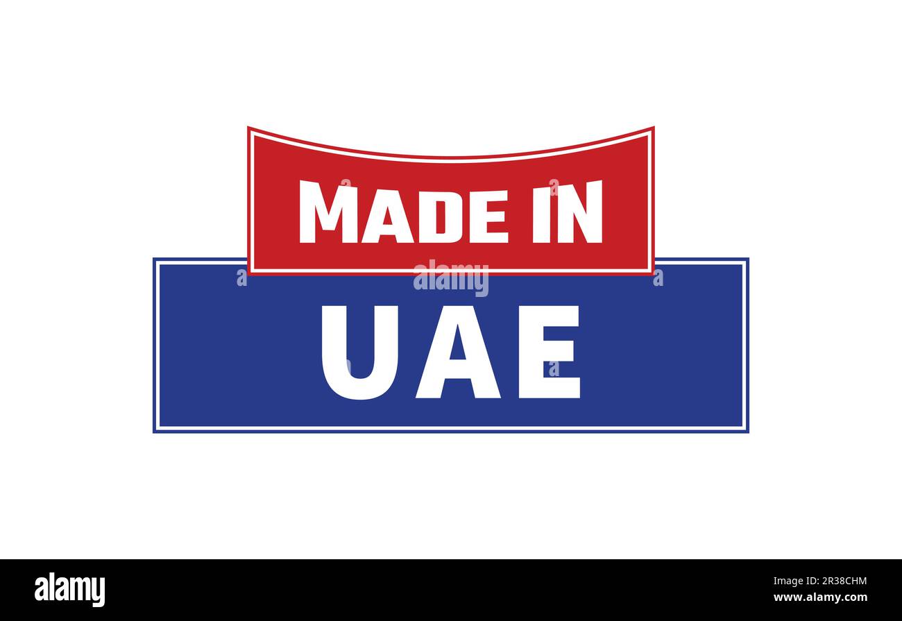 Made in uae badge hi-res stock photography and images - Alamy