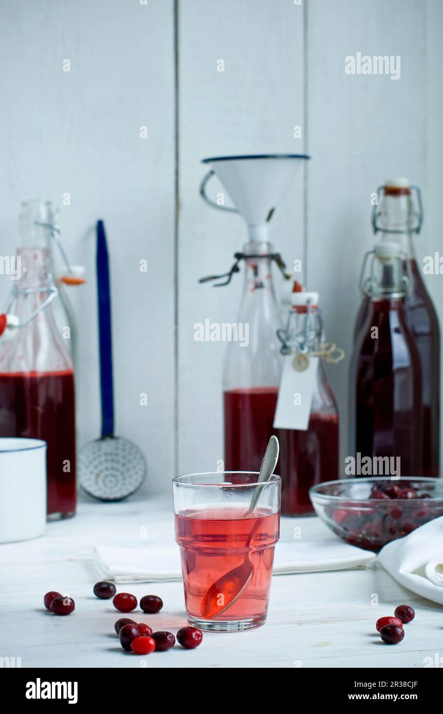 Cherry syrup hi-res stock photography and images - Alamy