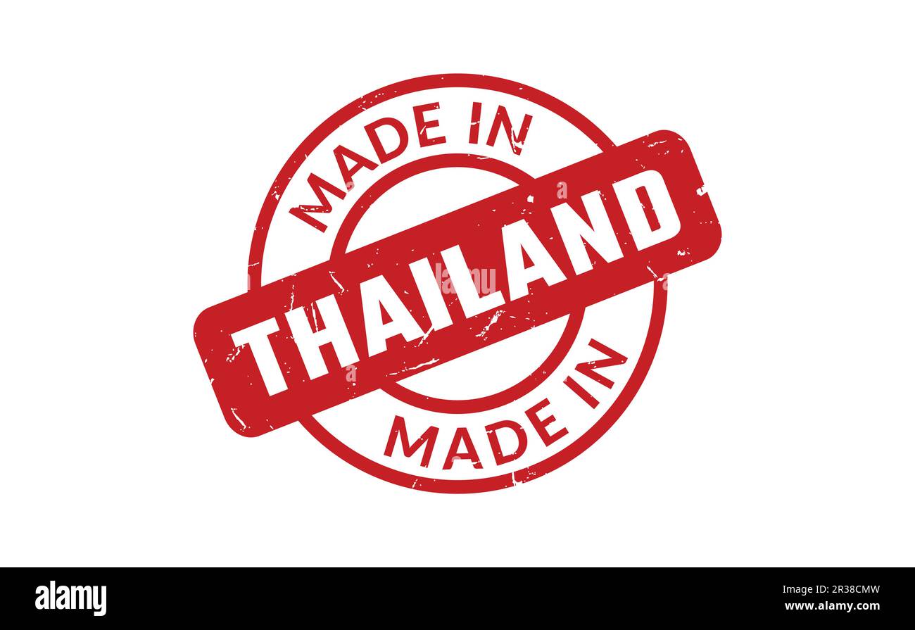 Made In Thailand Rubber Stamp Stock Vector Image & Art - Alamy