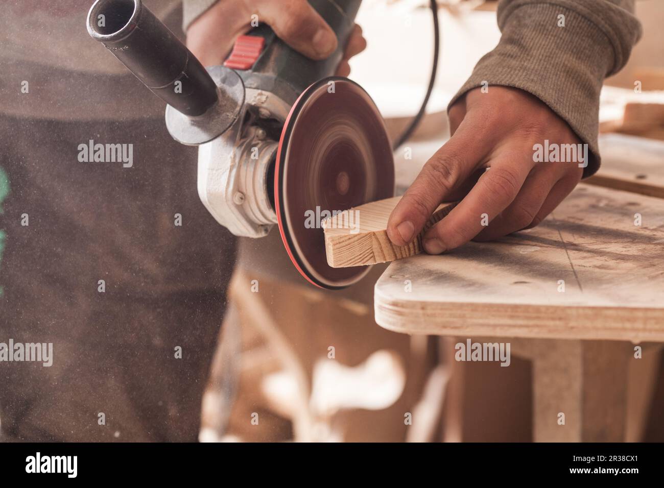 Timber sander hi-res stock photography and images - Alamy