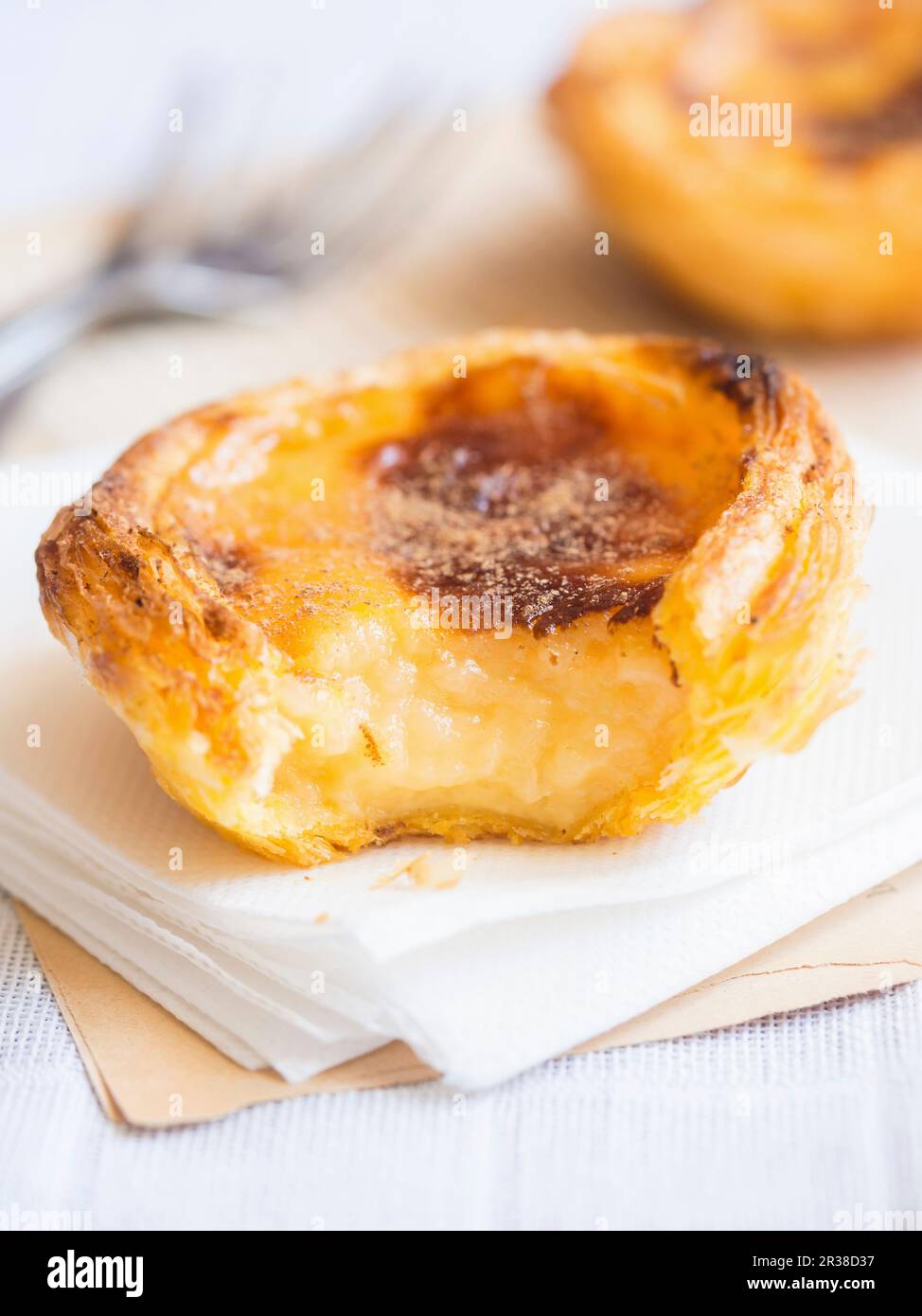 Pastel de nata, traditionla Portuguese tart pastry Stock Photo - Alamy