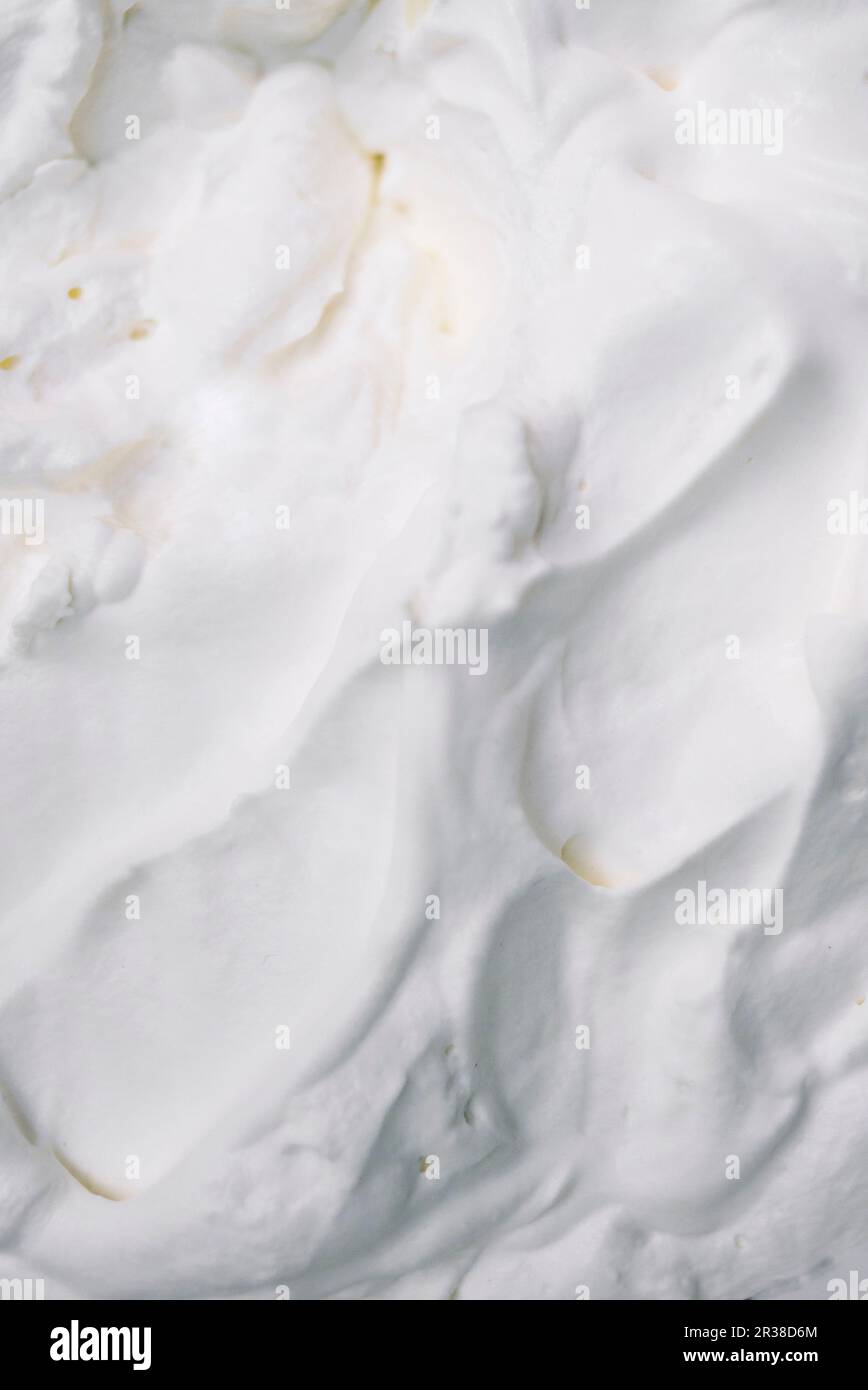 Fresh whipped cream (full frame Stock Photo - Alamy