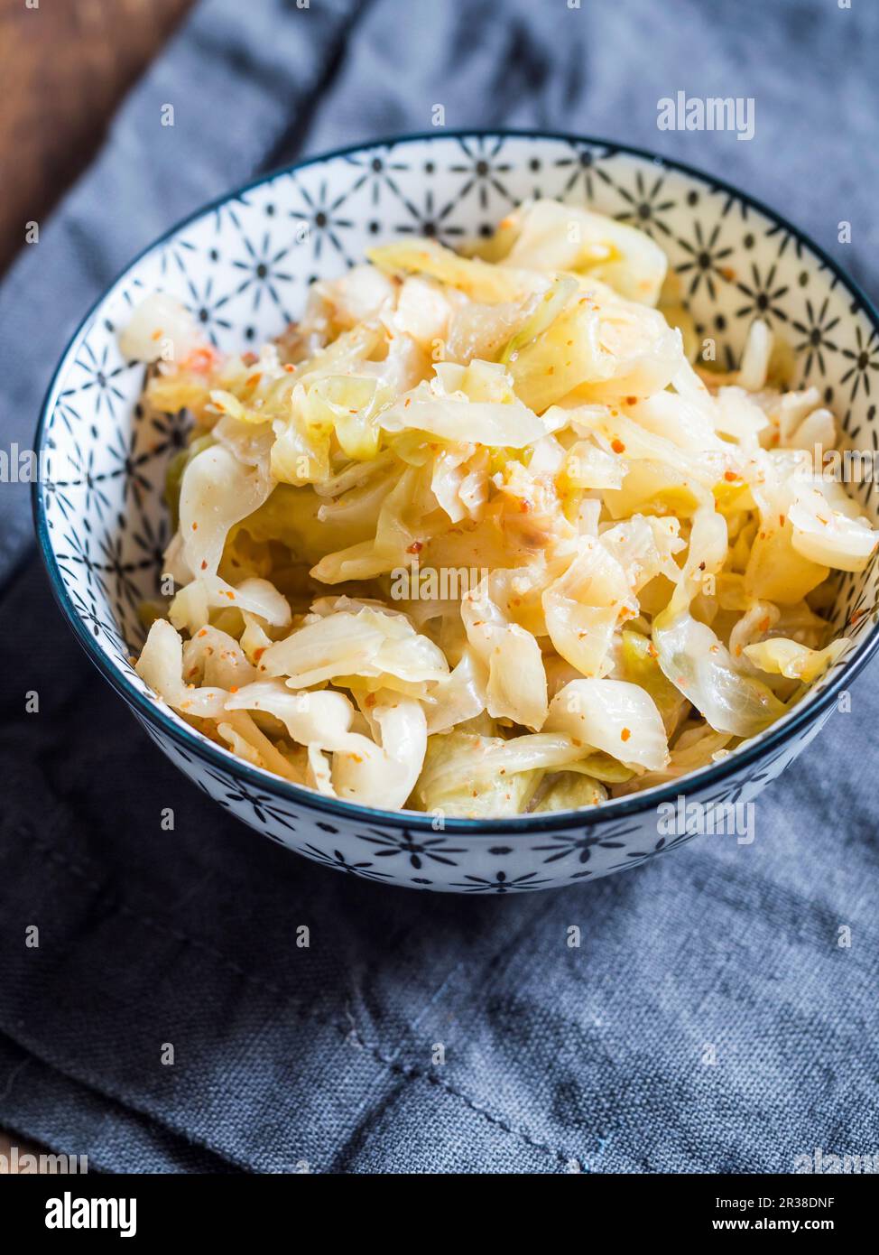 Homemade kimchi in a bowl Stock Photo - Alamy