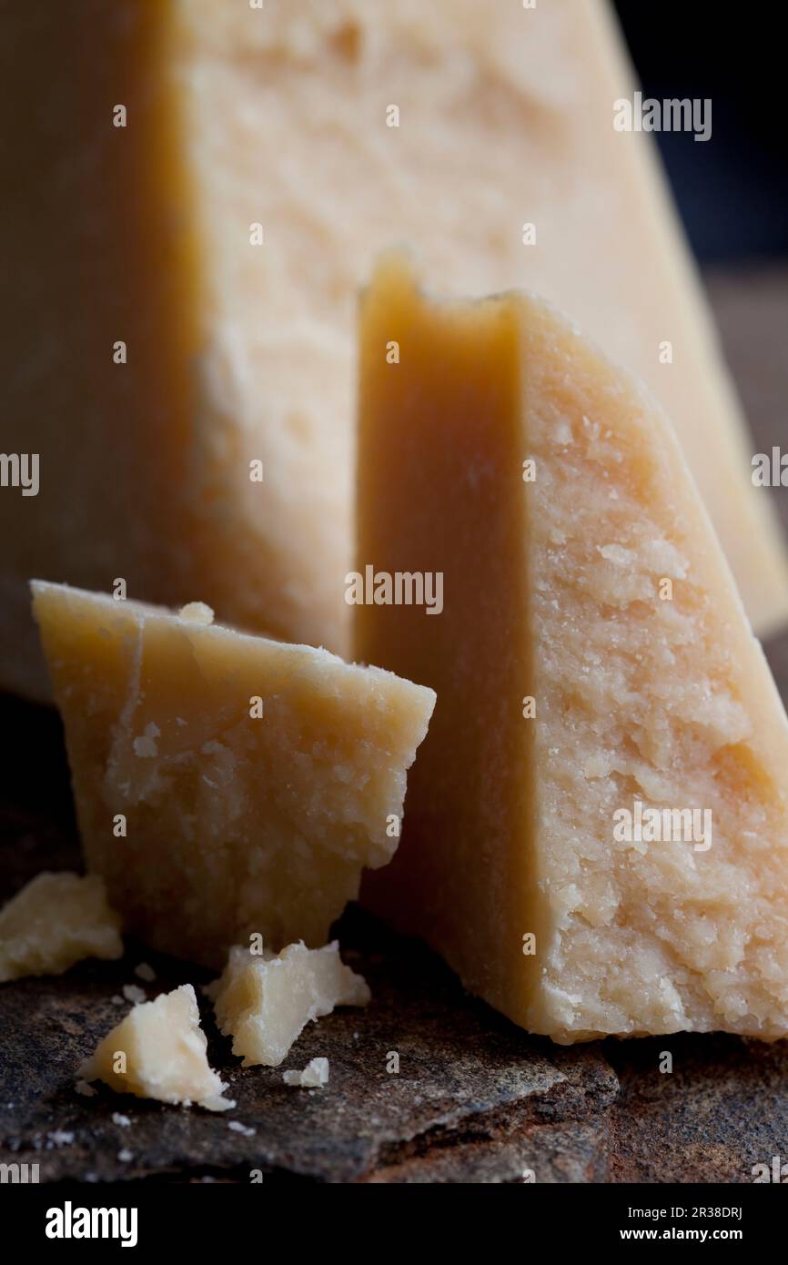 Parmesan cheese chunks hi-res stock photography and images - Alamy