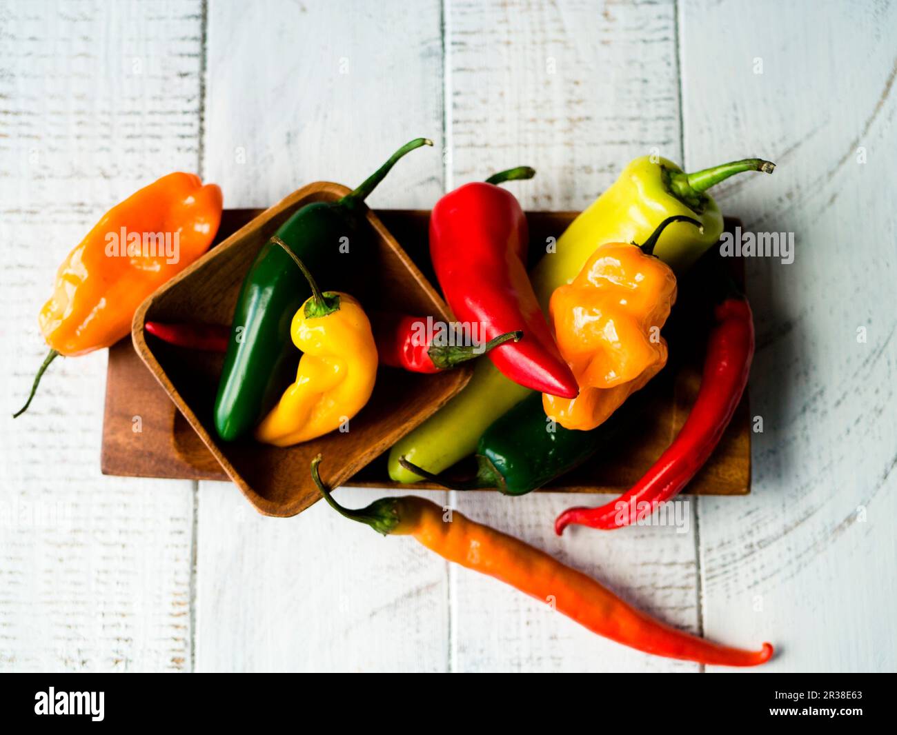 Assorted chilli peppers in hi-res stock photography and images - Alamy