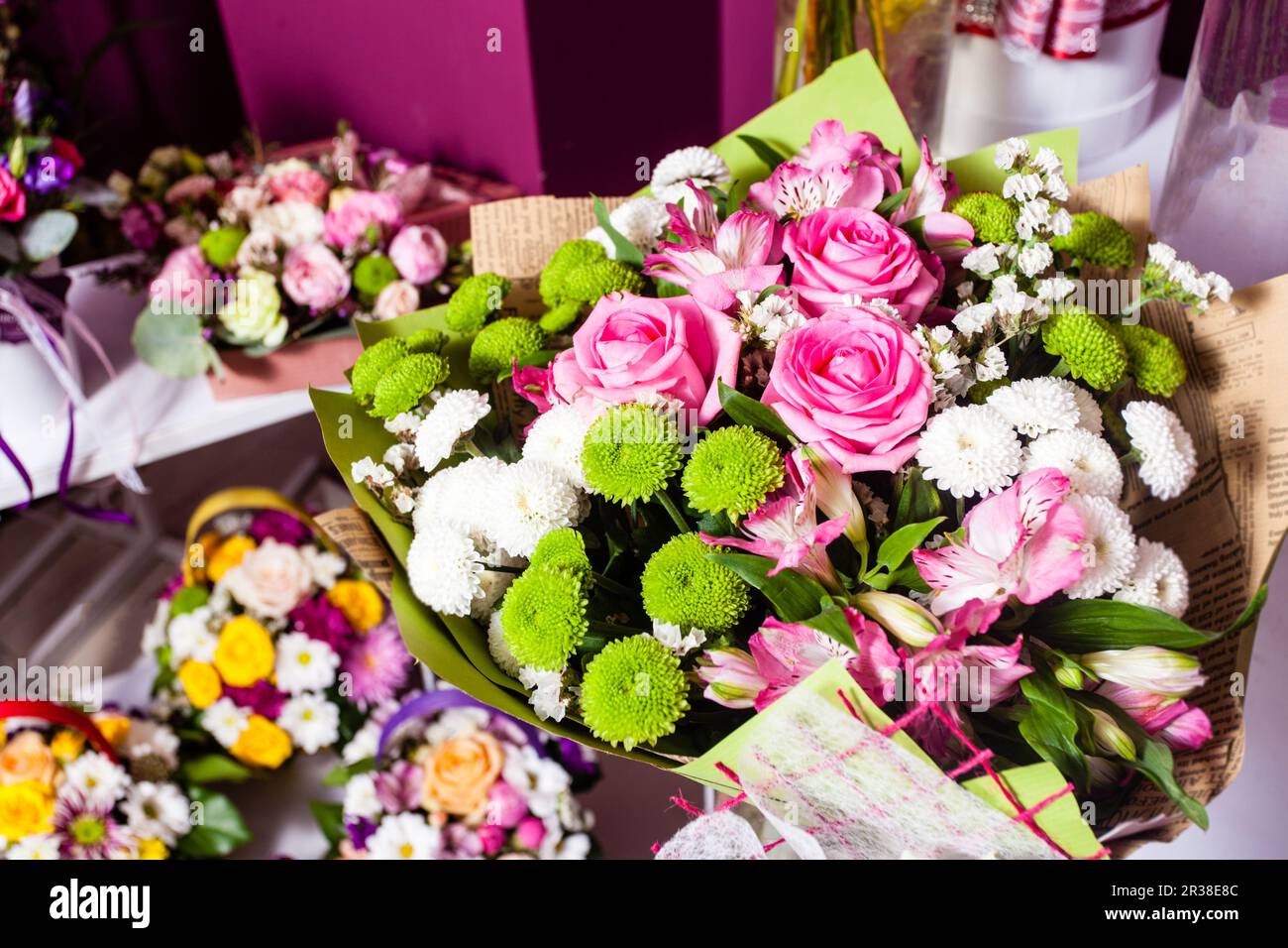 Flower shop interior hi-res stock photography and images - Alamy