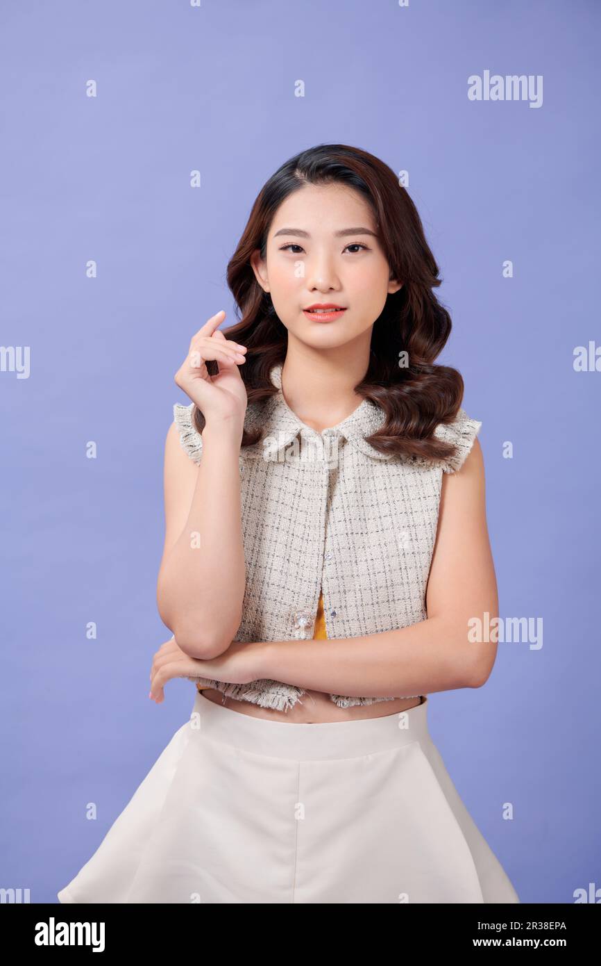 Young Asian pretty business woman close up portrait Stock Photo - Alamy