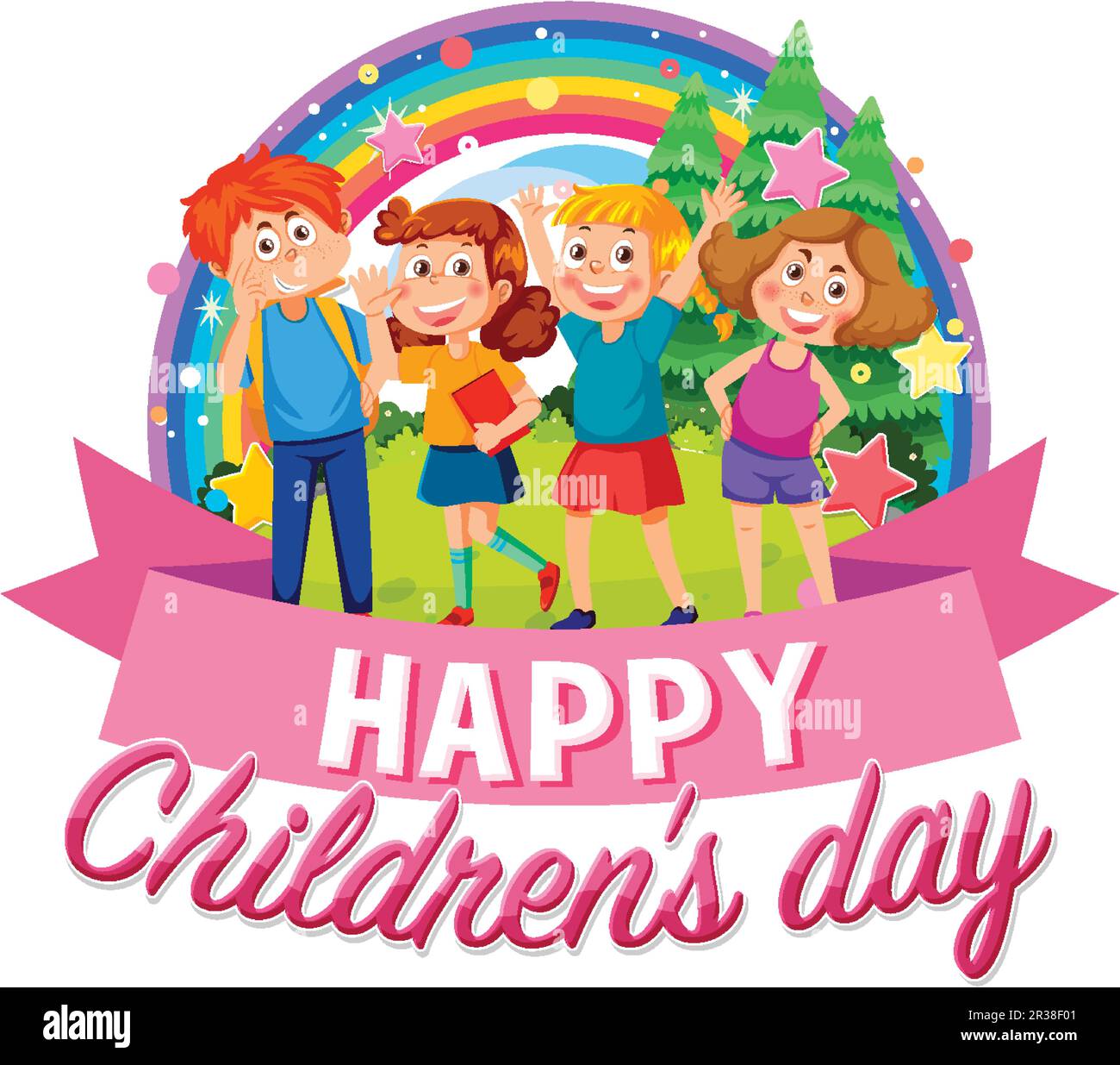 Isolated children's day icon illustration Stock Vector Image & Art - Alamy