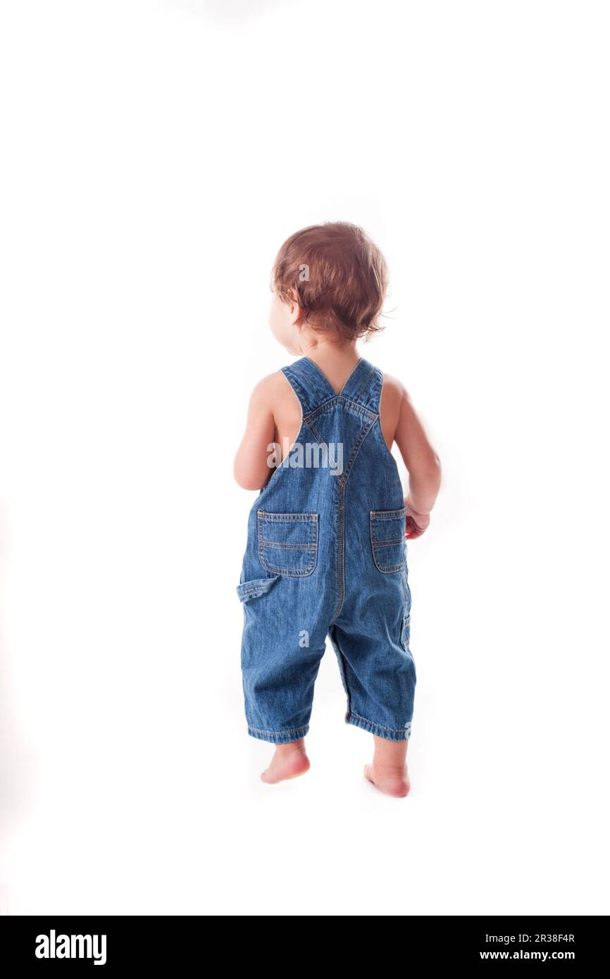 Toddler kid from the back Stock Photo - Alamy