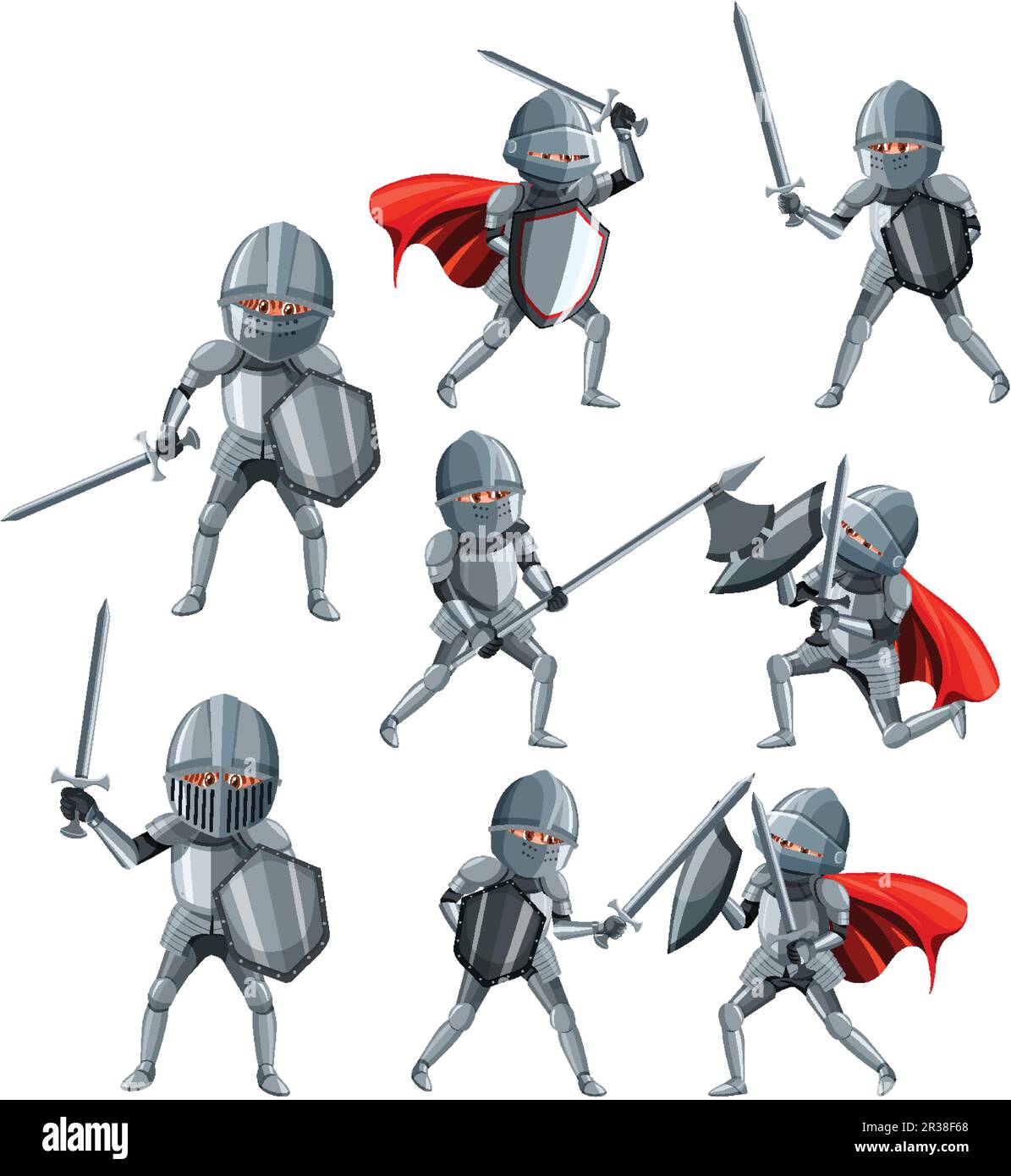 Medieval characters picture Cut Out Stock Images & Pictures - Alamy