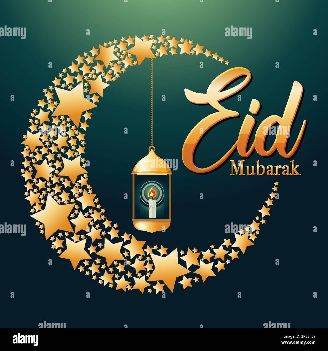 Eid Mubarak Banner Design for Celebrations illustration Stock Vector ...