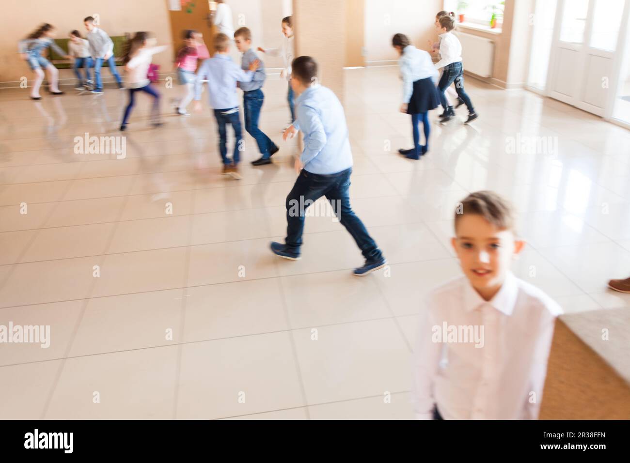 Children play during break school hi-res stock photography and images ...