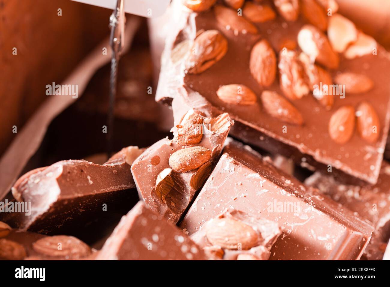 The natural milk chocolate Stock Photo - Alamy