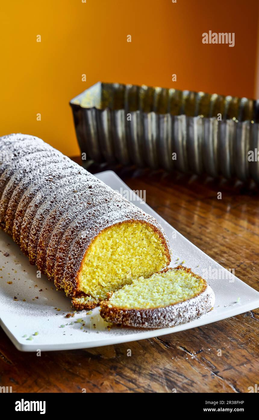 Amor polenta (traditional Milanese polenta cake, Italy Stock Photo - Alamy