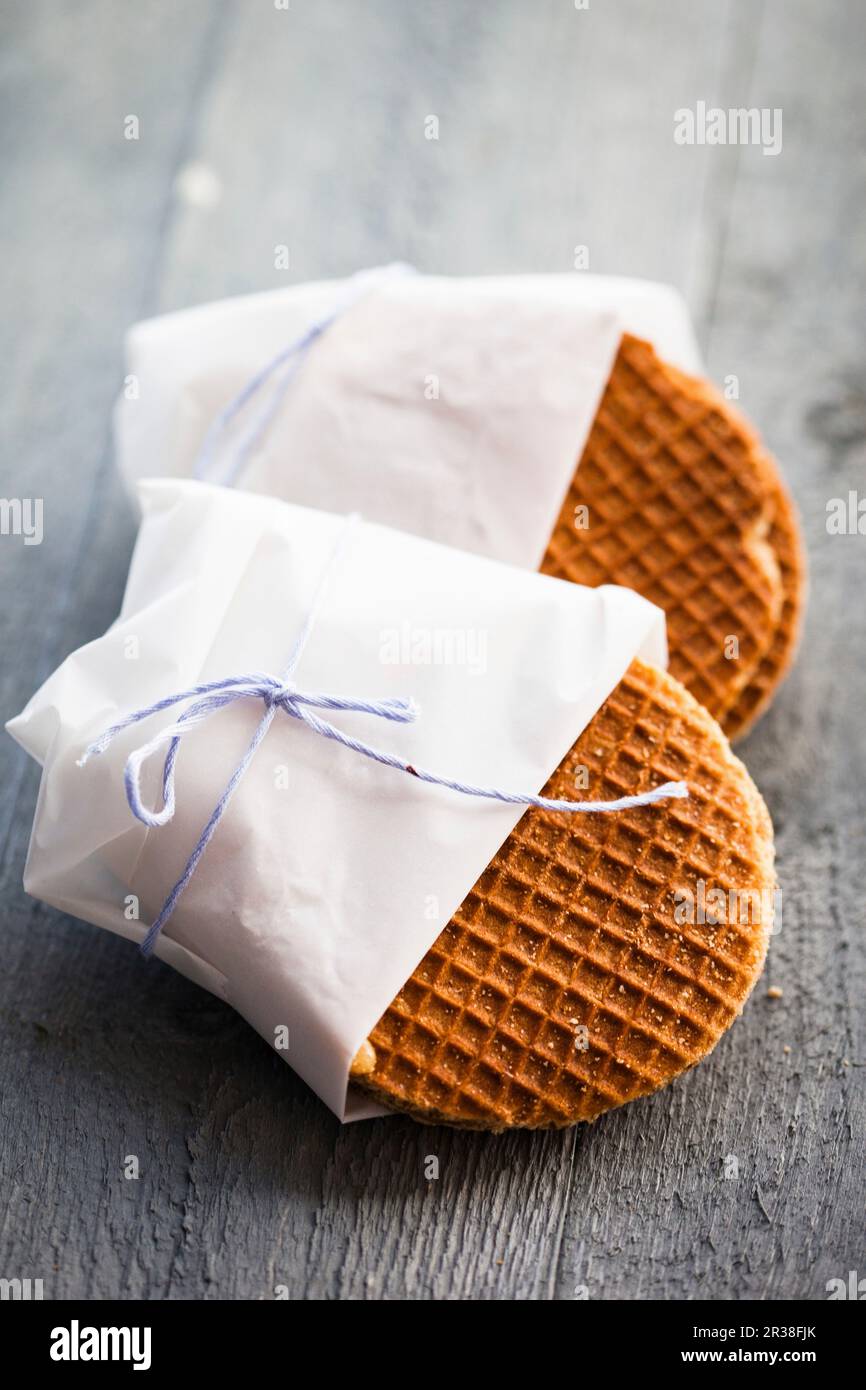 Stroopwafel cookies hi-res stock photography and images - Alamy