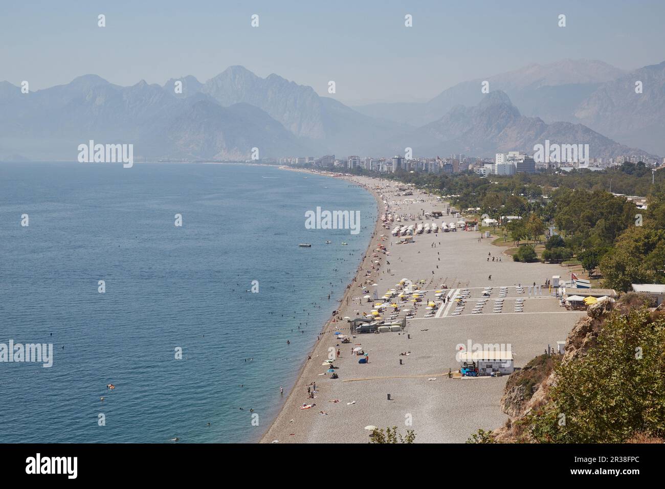 The beautiful and historical city of Antalya, located on Turkey's ...