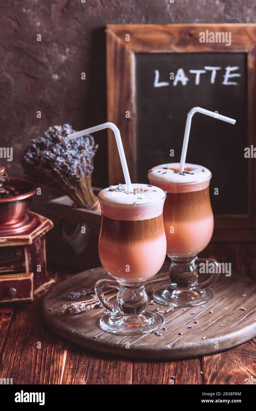 The delicious coffee drink Stock Photo - Alamy