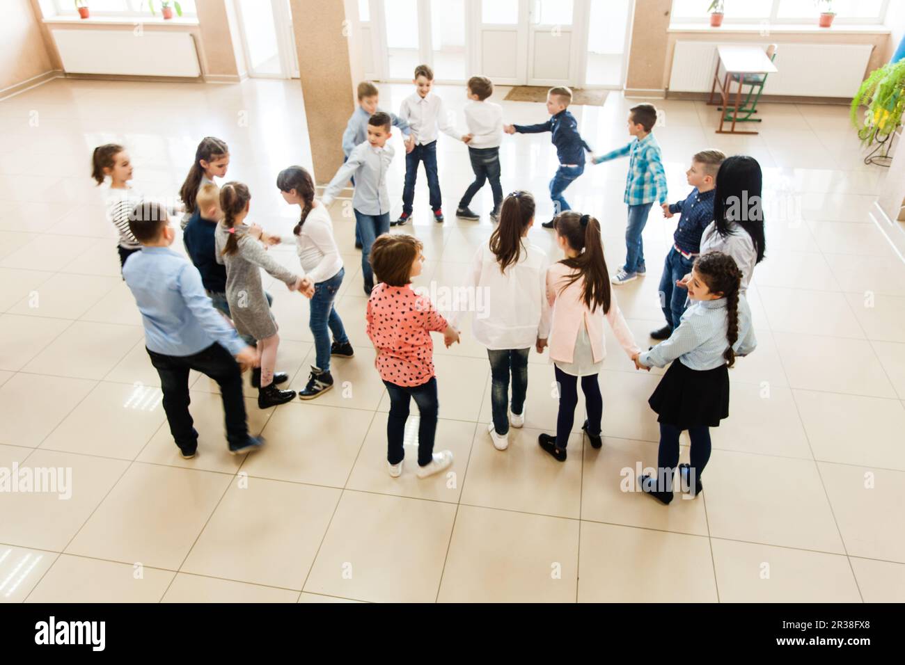 Children during break Stock Photo - Alamy