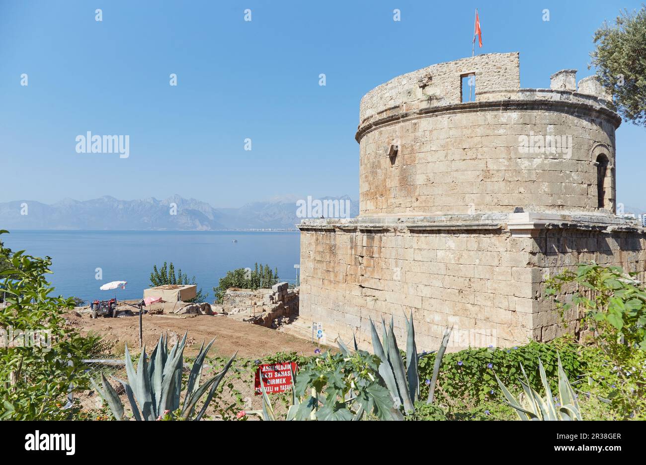 The beautiful and historical city of Antalya, located on Turkey's ...