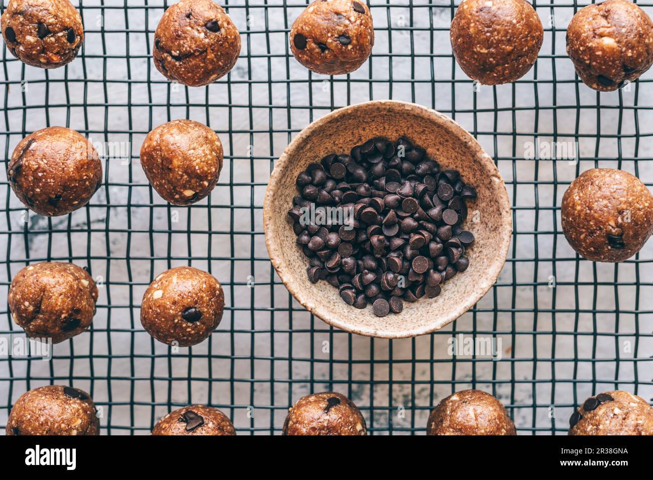 Vegan Protein Balls Stock Photo - Alamy