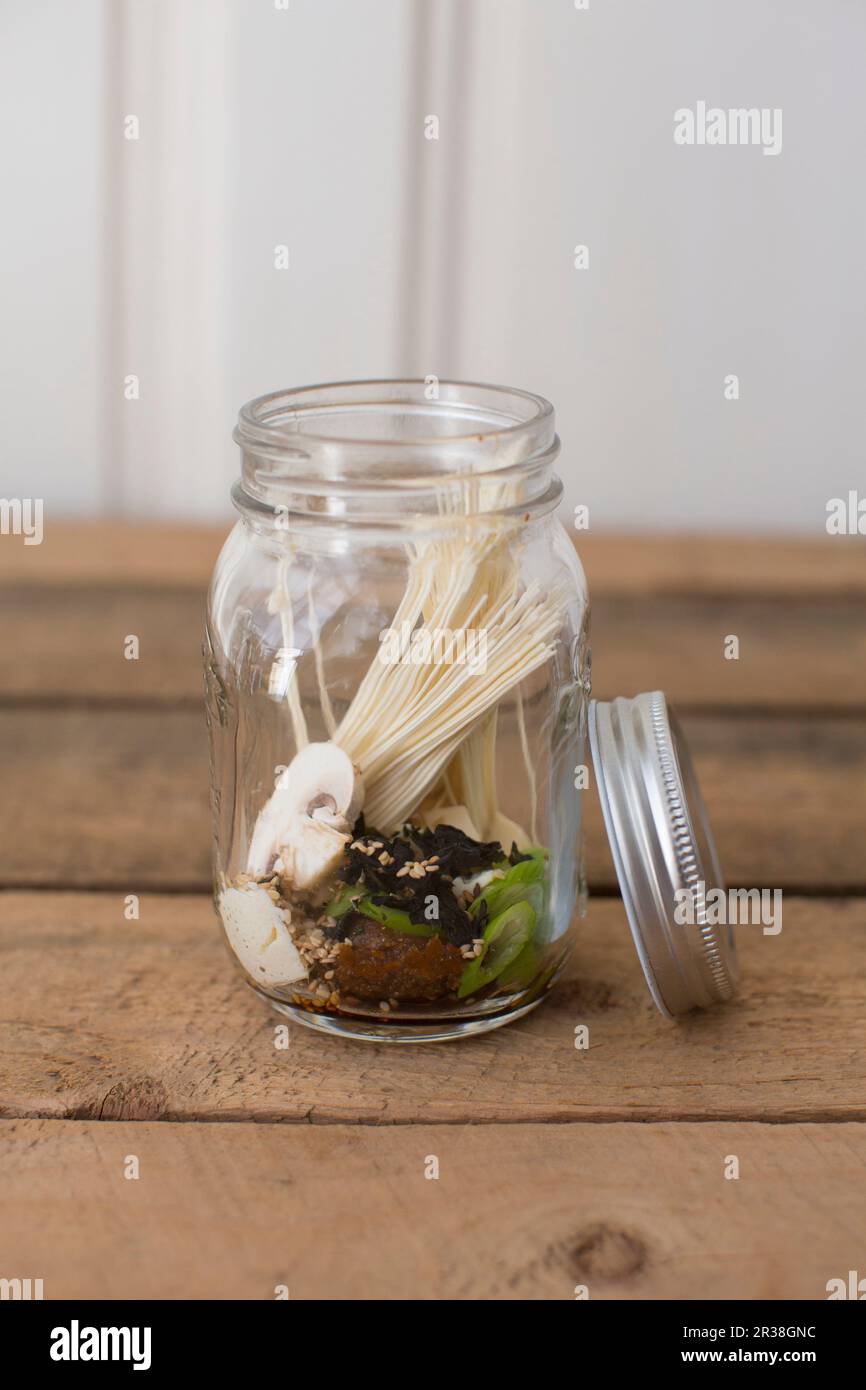 Instant noodle pots Stock Photo - Alamy