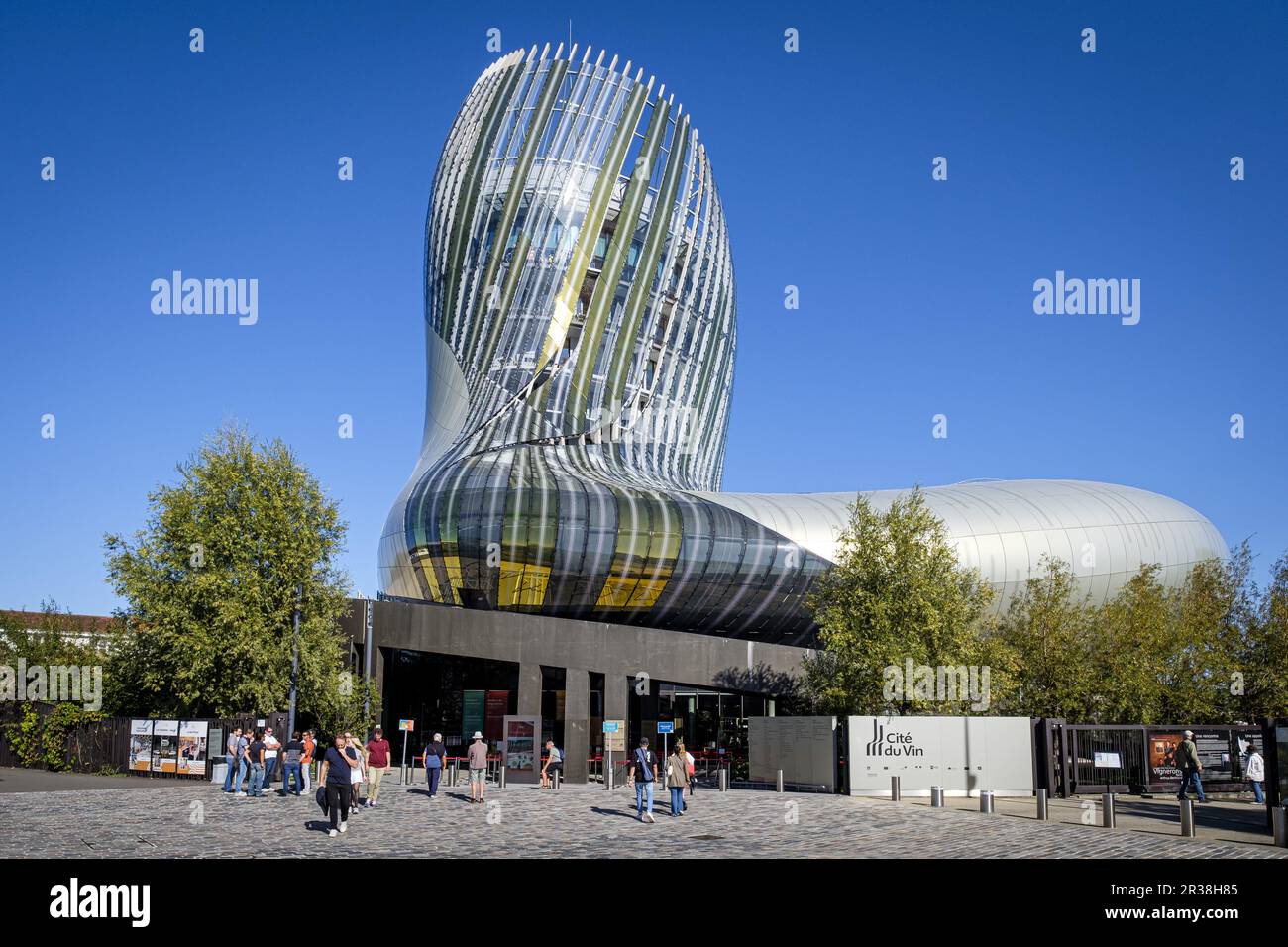 FRANCE. GIRONDE (33). BORDEAUX. LA CITE DU VIN IS A CULTURAL AND ...