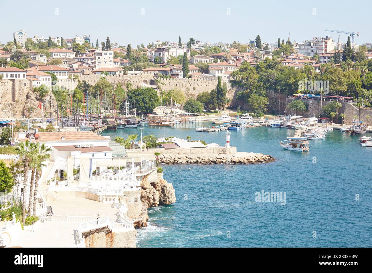 The beautiful and historical city of Antalya, located on Turkey's ...