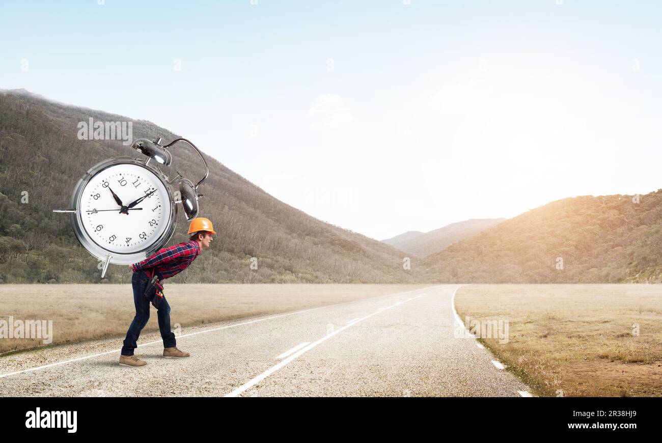 Construction contract deadline Stock Photo - Alamy