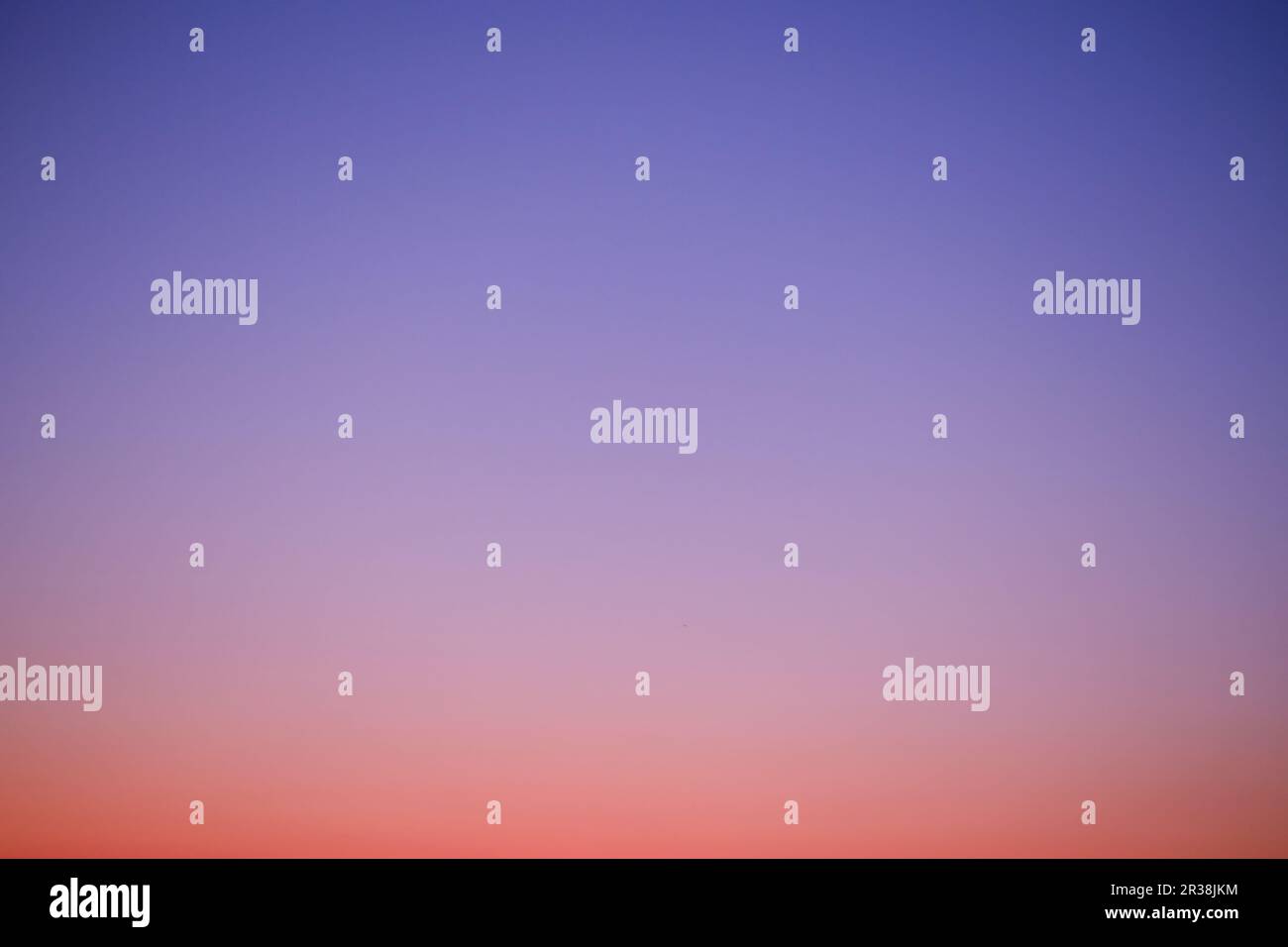 Sunset sky gradient from red to violet, copy space. Clear sunset sky ...