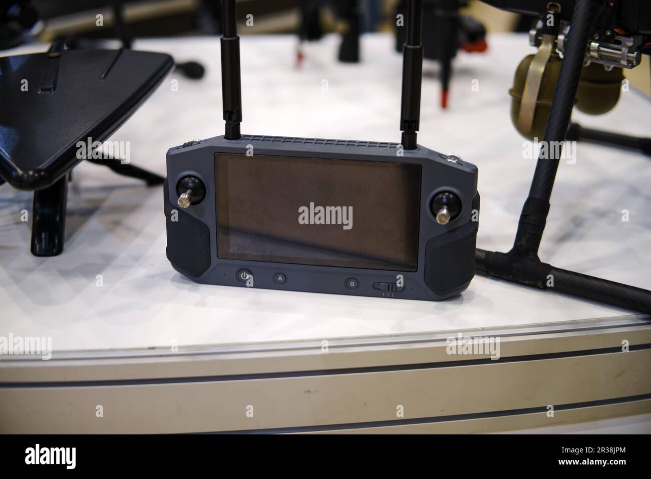 The remote control of a drone armed with a video camera to locate and ...