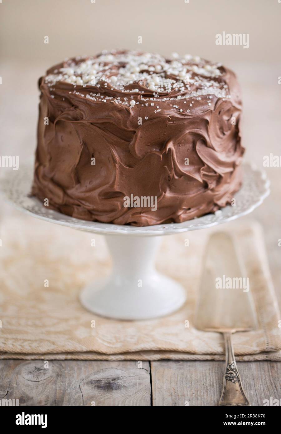 Triple layer cream cake hi-res stock photography and images - Alamy
