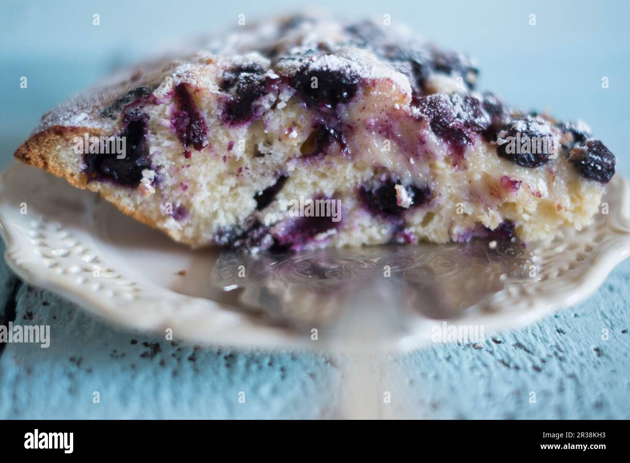 Blueberry cakes on cake stand hi-res stock photography and images - Alamy