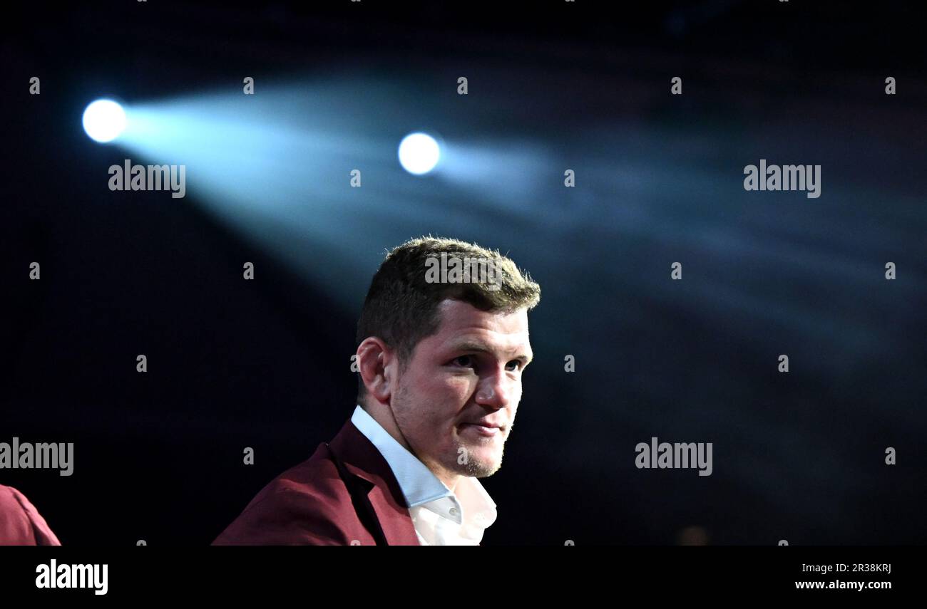 Tom Gilbert is seen at the Maroons Long Lunch function held at the ...