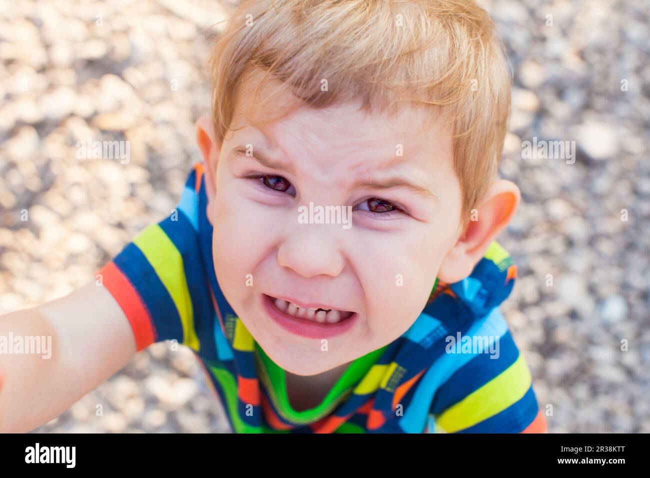 Smiling boy head cartoon illustration hi-res stock photography and ...