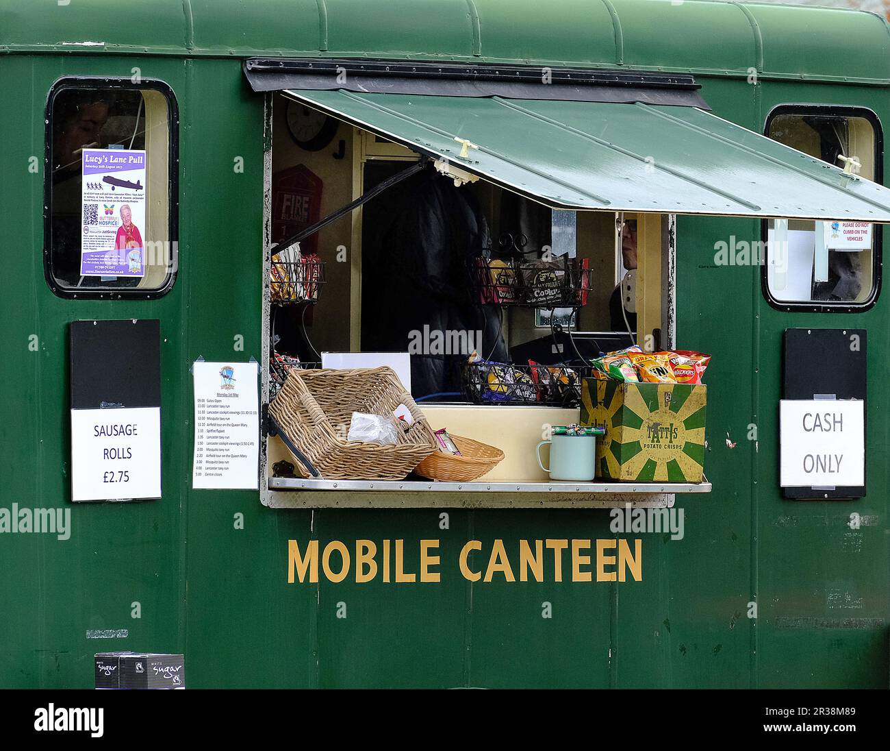 Mobile vintage world war two NAAFI canteen truck Stock Photo - Alamy