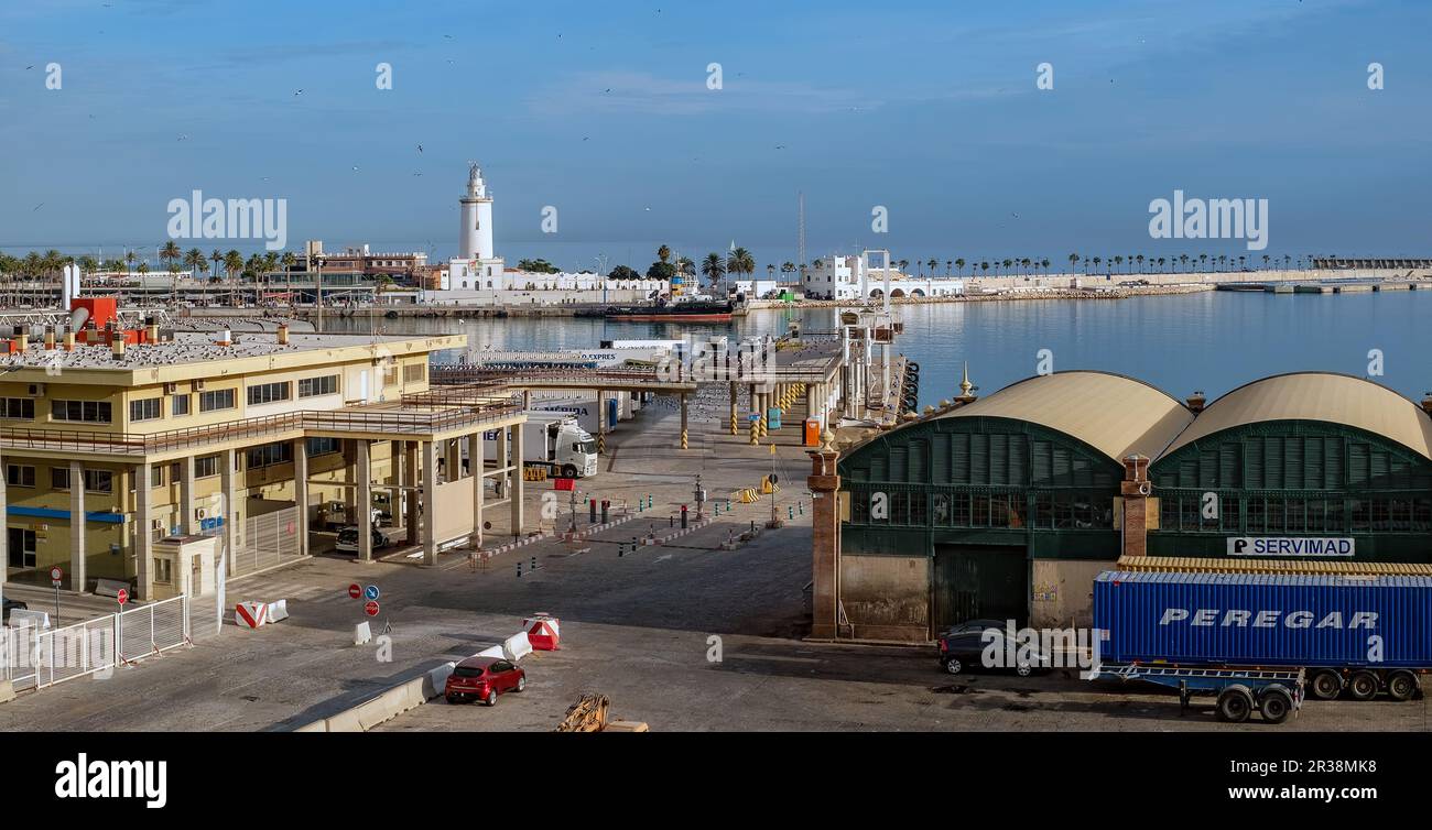Harbor malaga hi-res stock photography and images - Alamy