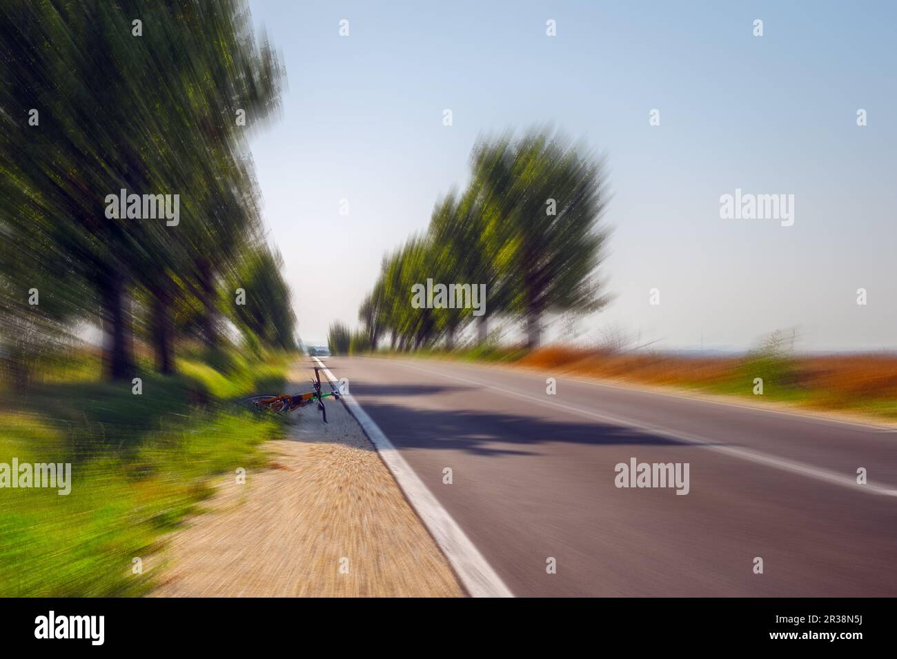 Motion blurred road hi-res stock photography and images - Alamy